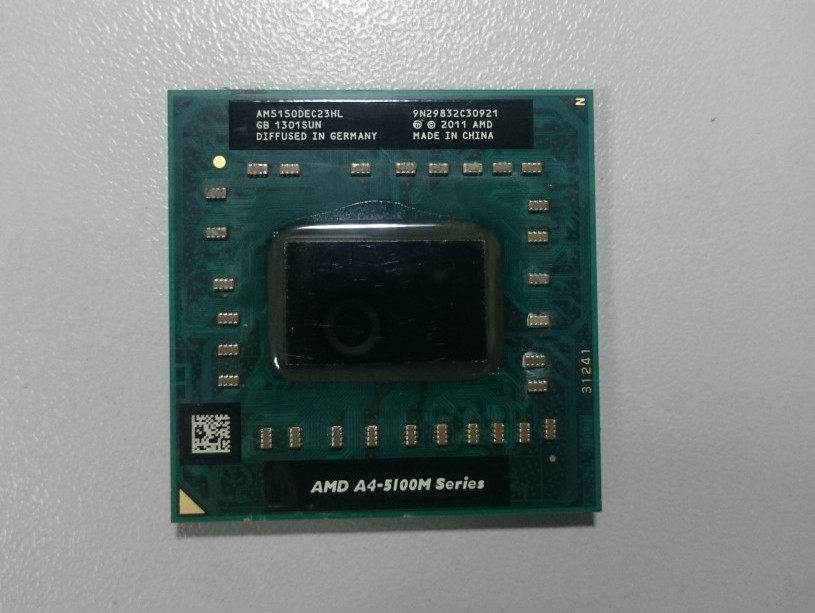 Процесор AMD A4-Series A4-5150M, AM5150DEC23HL,1 МБ кеш-пам'яті, тактова частота 2,70 ГГц ...